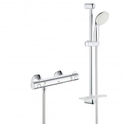 Grohe Grohtherm 800 Thermostatic shower mixer + Hand shower + Shower ...